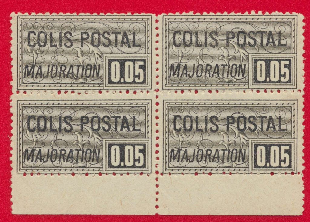 Bloc COLIS-POSTAL MAJORATION - 0.05 C - FDCollector