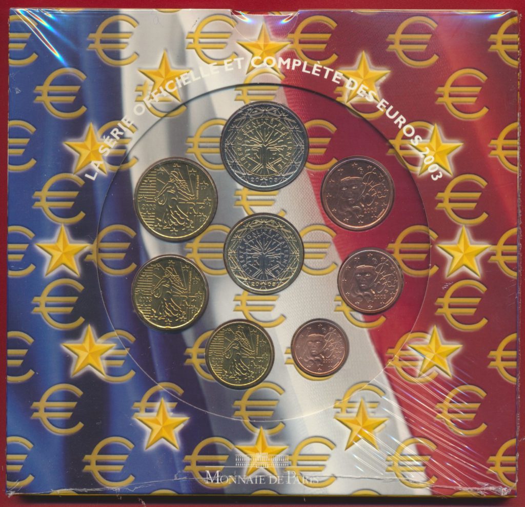 FRANCE - Coffret BU Euro 2003 - FDCollector
