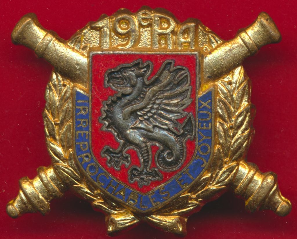 ARTILLERIE - 19°Régiment d'Artillerie - FDCollector