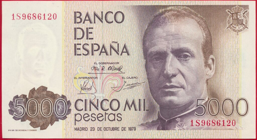 ESPAGNE - 5000 Pesetas - 1979 - FDCollector
