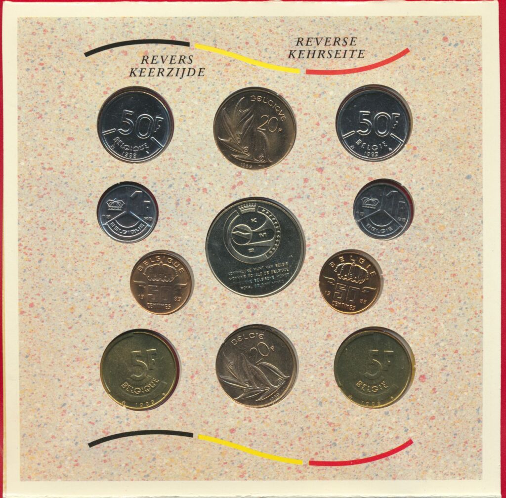 BELGIQUE - Coffret Fleurs de Coins - 1989 - FDCollector