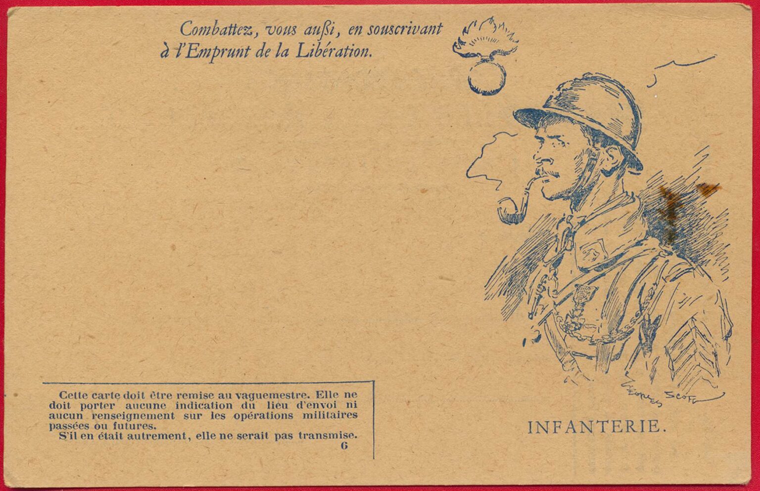 CPA Correspondance des Armées de la République - Infanterie - FDCollector