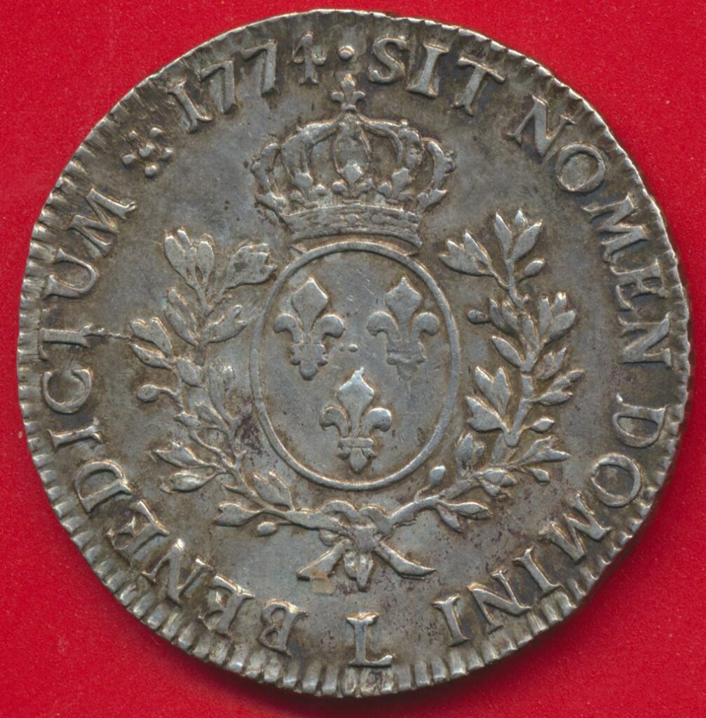 195,00€ : Louis XV - Ecu à la vieille tête - 1774 L - FDCollector