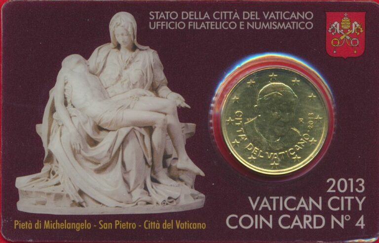 VATICAN - 50 Cent - 2013 Coin Card - FDCollector
