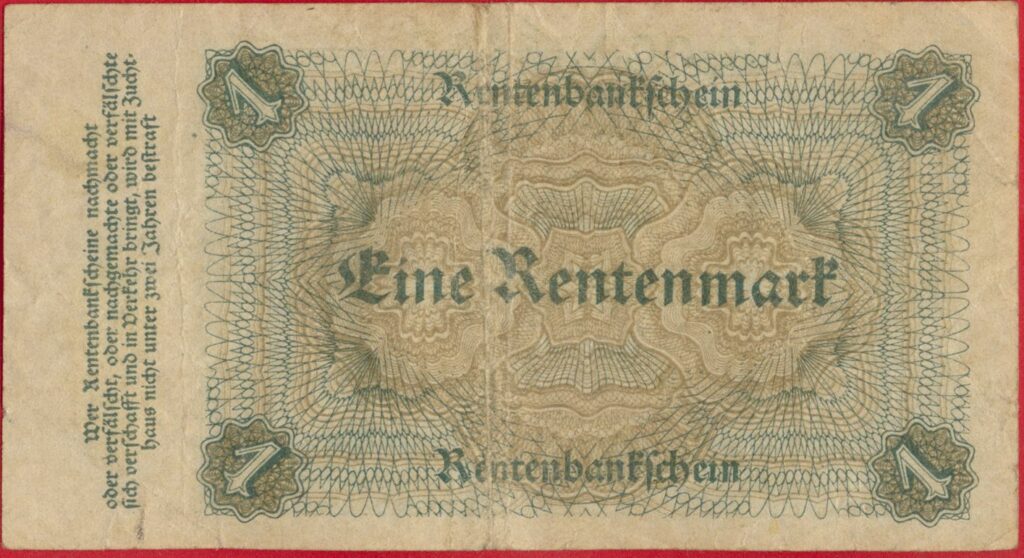 ALLEMAGNE - Rentenmark - 1923 - FDCollector