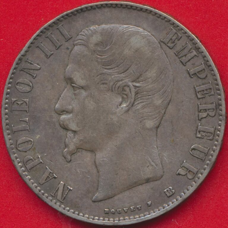 NAPOLÉON III - 5 Francs Hercule 1856 BB - FDCollector